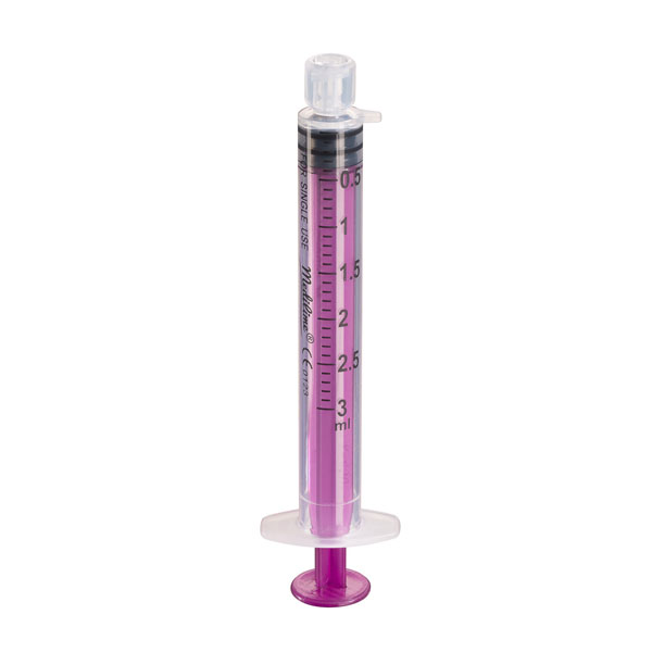 MediLime ENFit 3ml Low Dose Tip syringe with wings | Cobramedical.nl